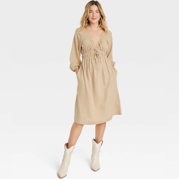 Universal Thread | Dresses | Universal Thread Womens Tiefront Puff 34 ...